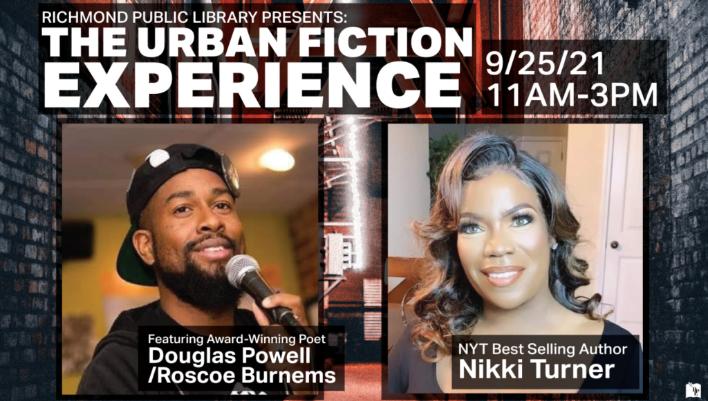Urban Fiction Experience - Saturday, Sept. 25 - Main Library ...